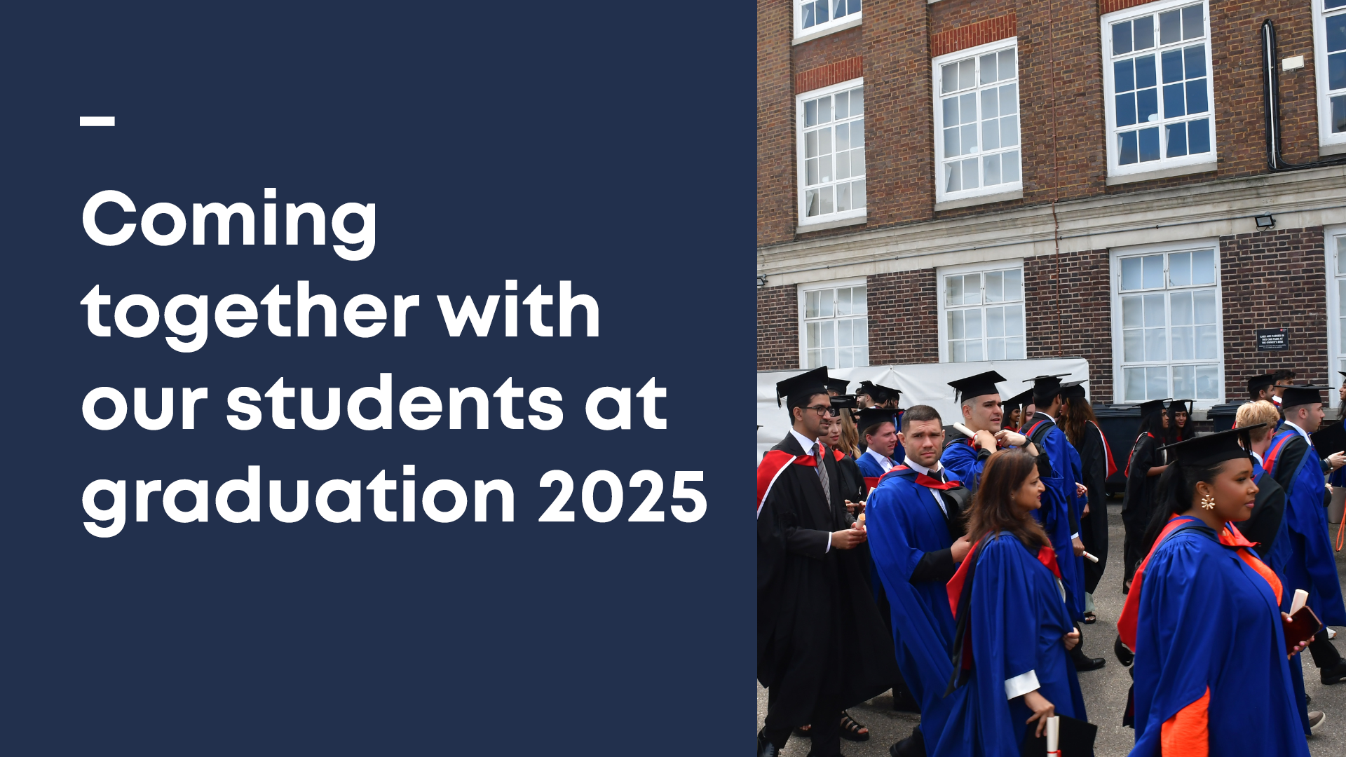 Coming together with our students at graduation 2025 | Consalia