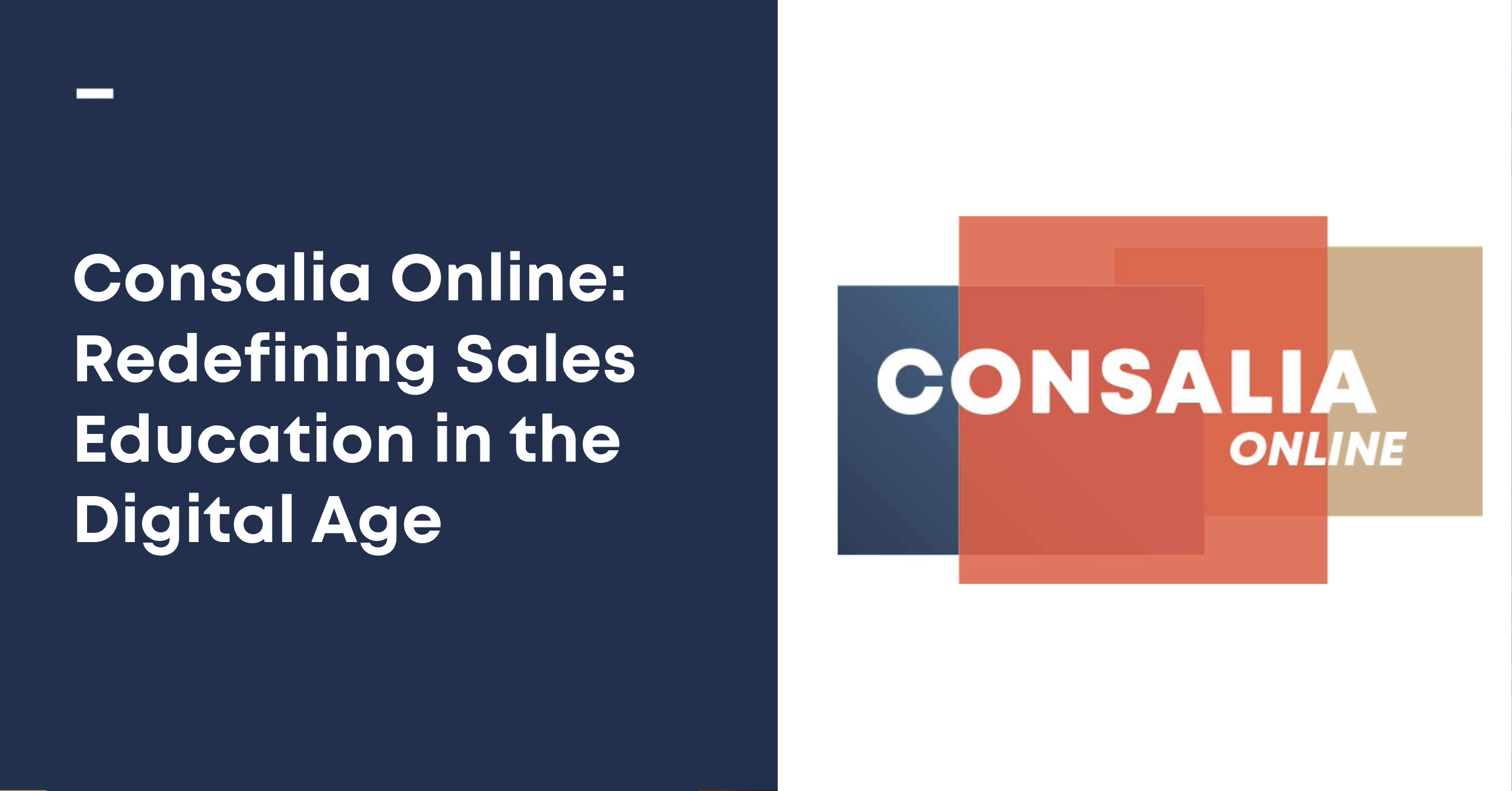 Consalia Online: Redefining Sales Education in the Digital Age | Consalia